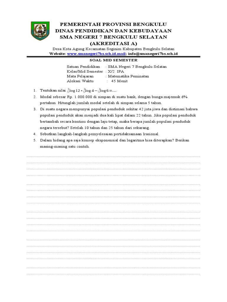 Soal Ayuk Anton | PDF