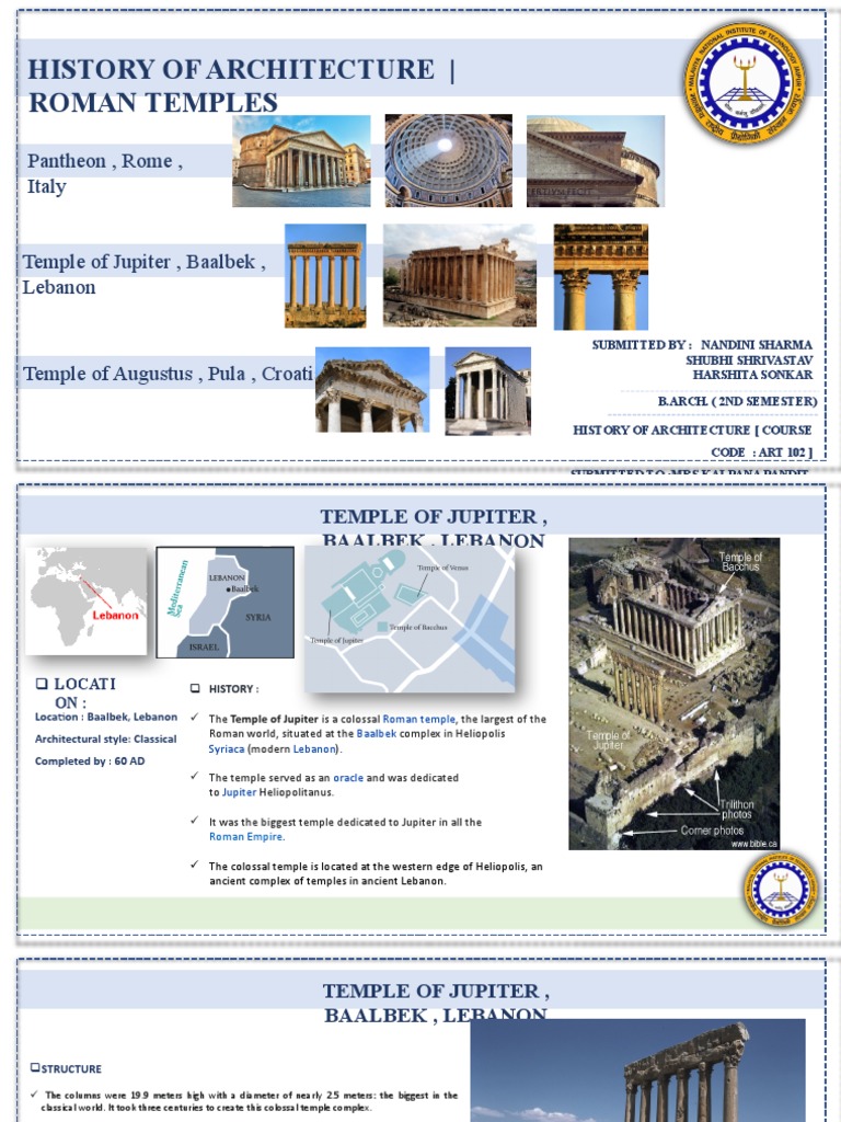 Roman Temples | PDF | Architectural Design | Architecture