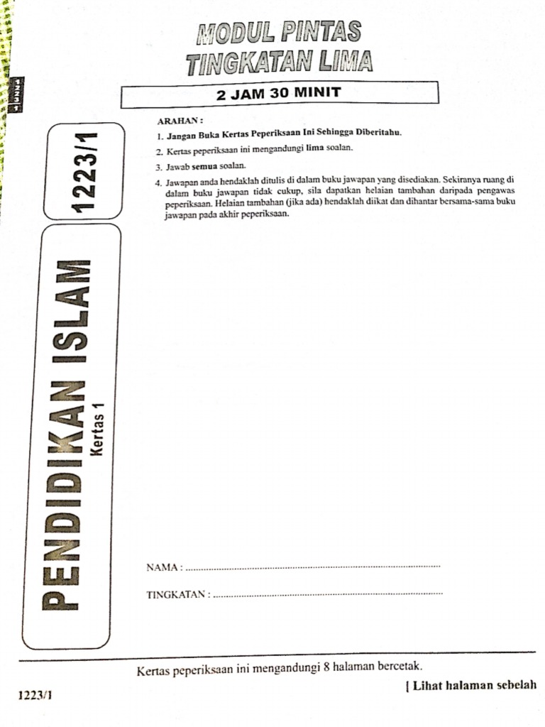 Modul Pintas Pend - Islam | PDF