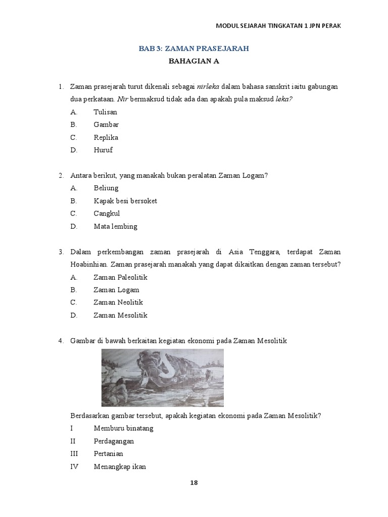 170 Kertas1 Tingkatan 1-18-24 | PDF