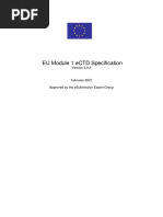 eCTD EU Validation Criteria v8.1 - September 2024 | PDF | Xml | Computer File