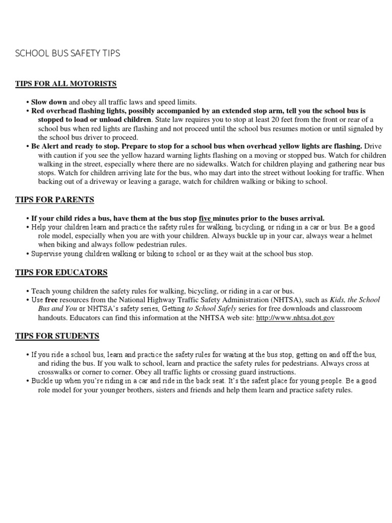 Back-to-School 72196 7 | PDF | School Bus | Traffic