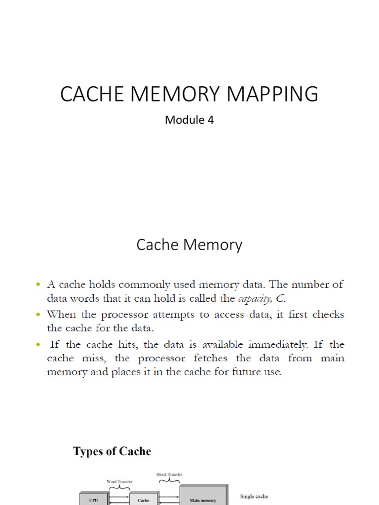FALLSEM2022-23 ECE3004 TH VL2022230102386 Reference Material I 10-09-2022 4.2 Cache Mapping ...