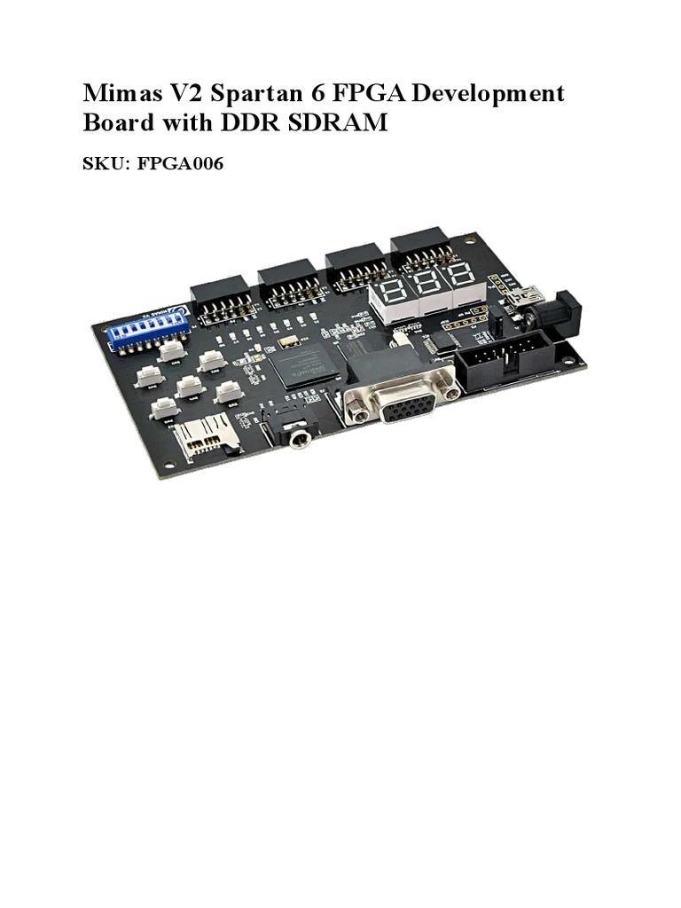 FPGA Board | PDF | Field Programmable Gate Array | Usb