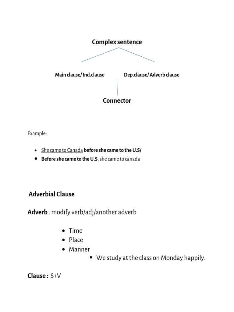 Adverbial Clause | PDF | Adverb | Lexical Semantics