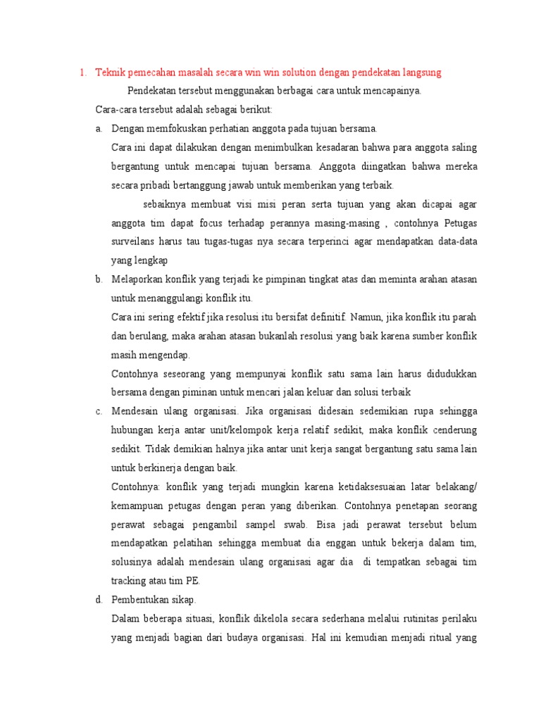 Tugas Winwin Solution | PDF