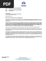 TCS Offer Letter PDF | PDF | Arbitration | Intellectual Property