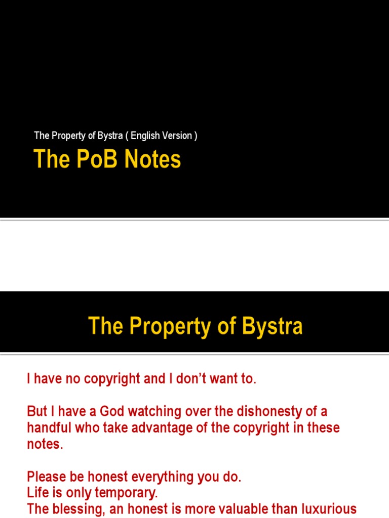 PoB English Full Version | PDF | Market Trend | Market (Economics)