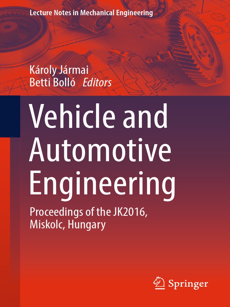 Vehicle and Automotive Engineering PDF PDF Mechanical Engineering Bearing Mechanical