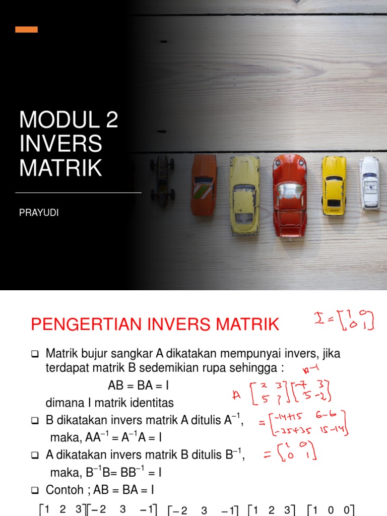 KK4 TM 04 Revisi 2021 Modul 2 Invers Matrik | PDF