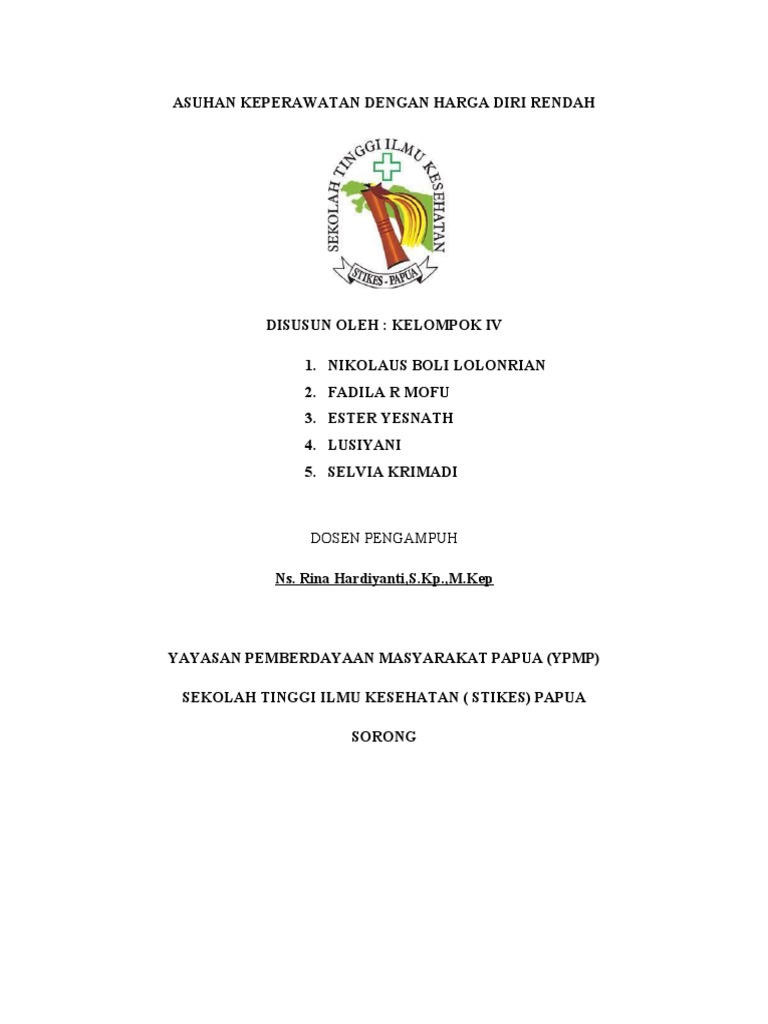 ASKEP Harga Diri Rendah | PDF