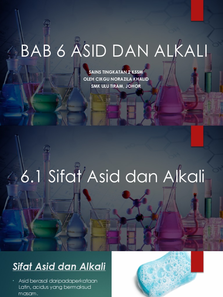 Bab 6 Asid Dan Alkali | PDF