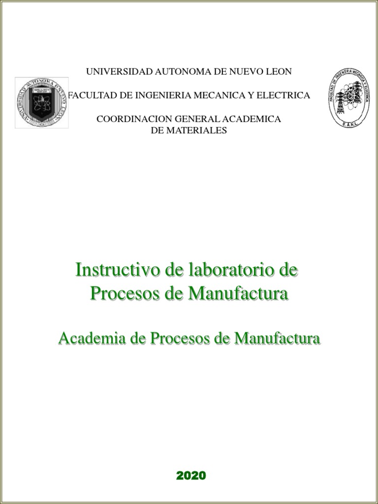 Laboratorio de Procesos de Manufactura | PDF | Construcción | Soldadura