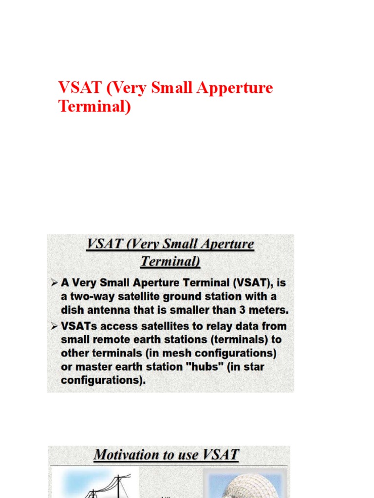 VSAT | PDF