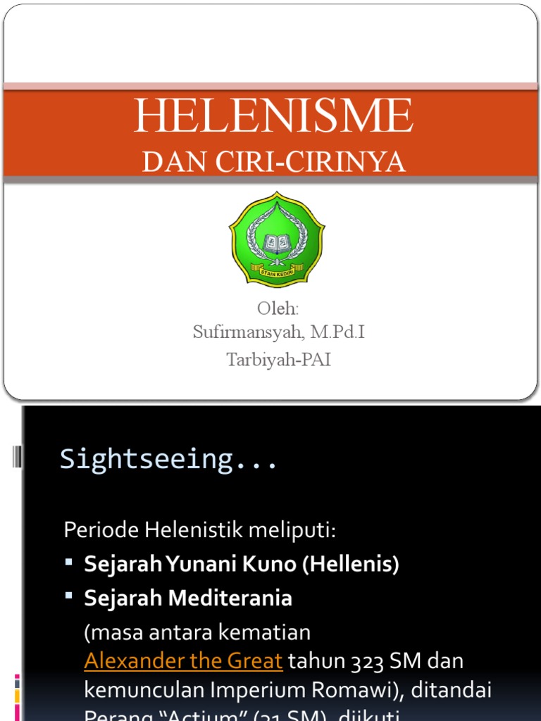 Sejarah dan Ciri-Ciri Helenisme | PDF