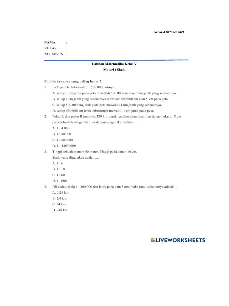 More Skala Interactive Worksheets | PDF