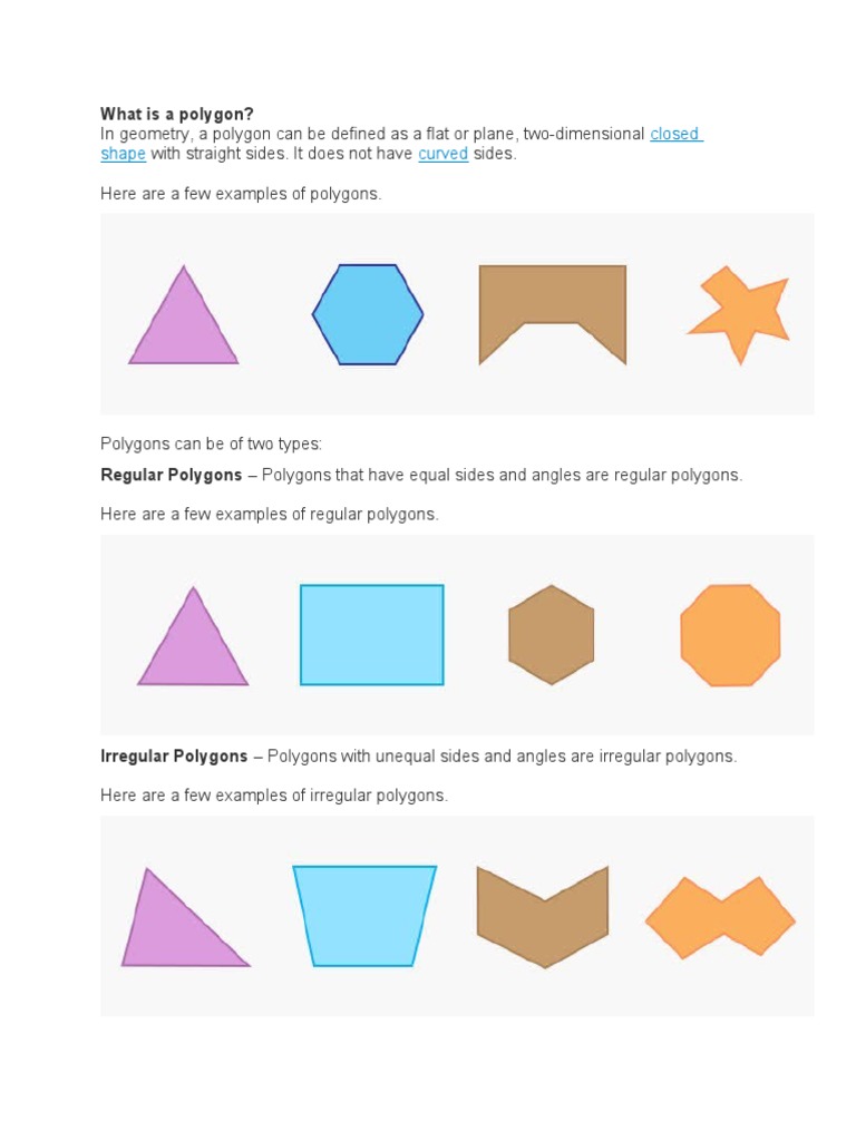 What Is Polygon | PDF