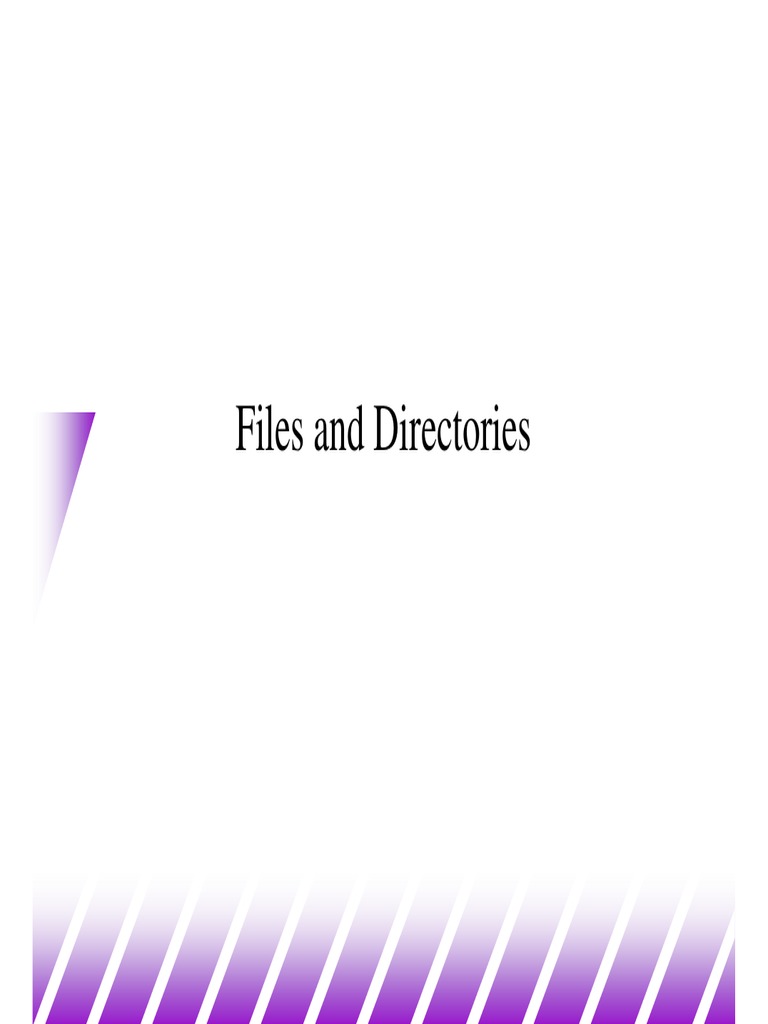 Files And Directories Pdf Filename Computer File