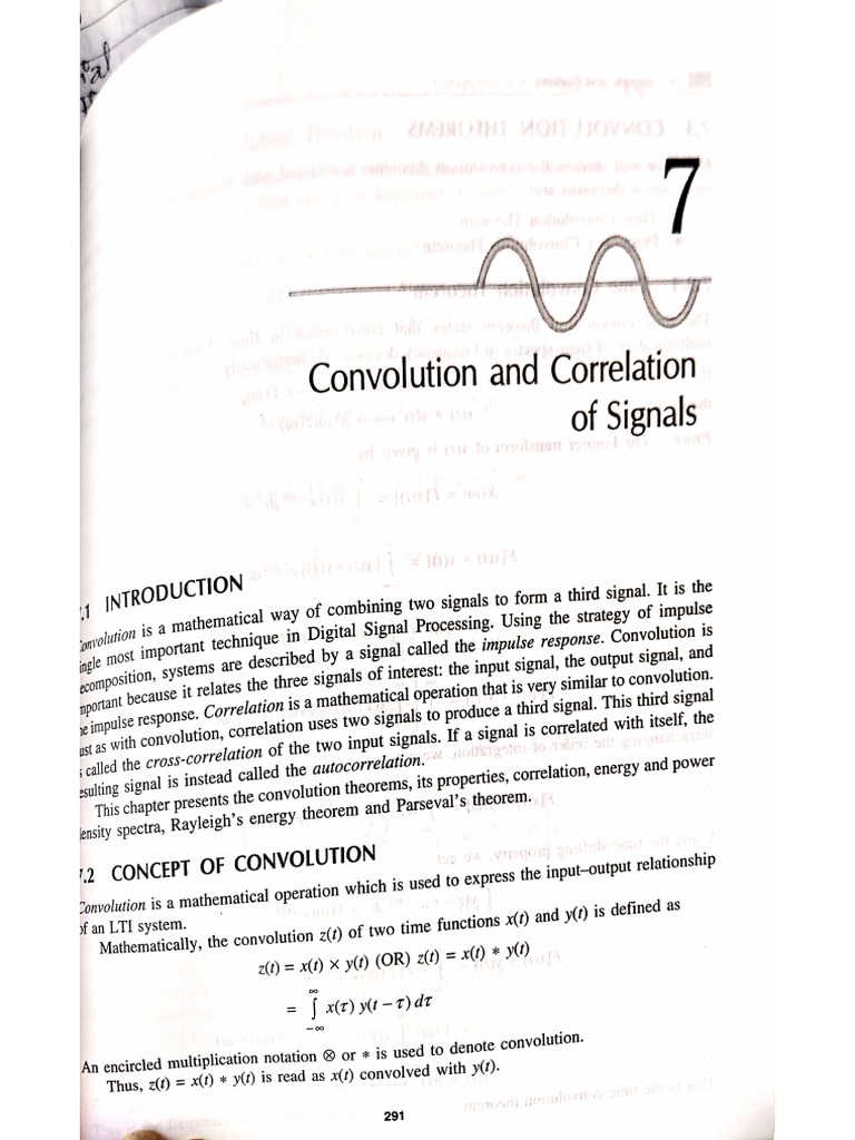 Convolution and Correlation | PDF