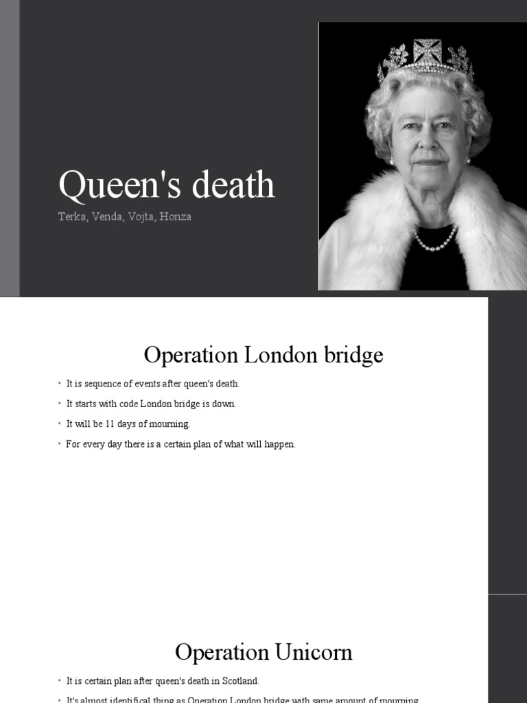 The Passage of Queen Elizabeth II: Details of the Plans, Processions ...