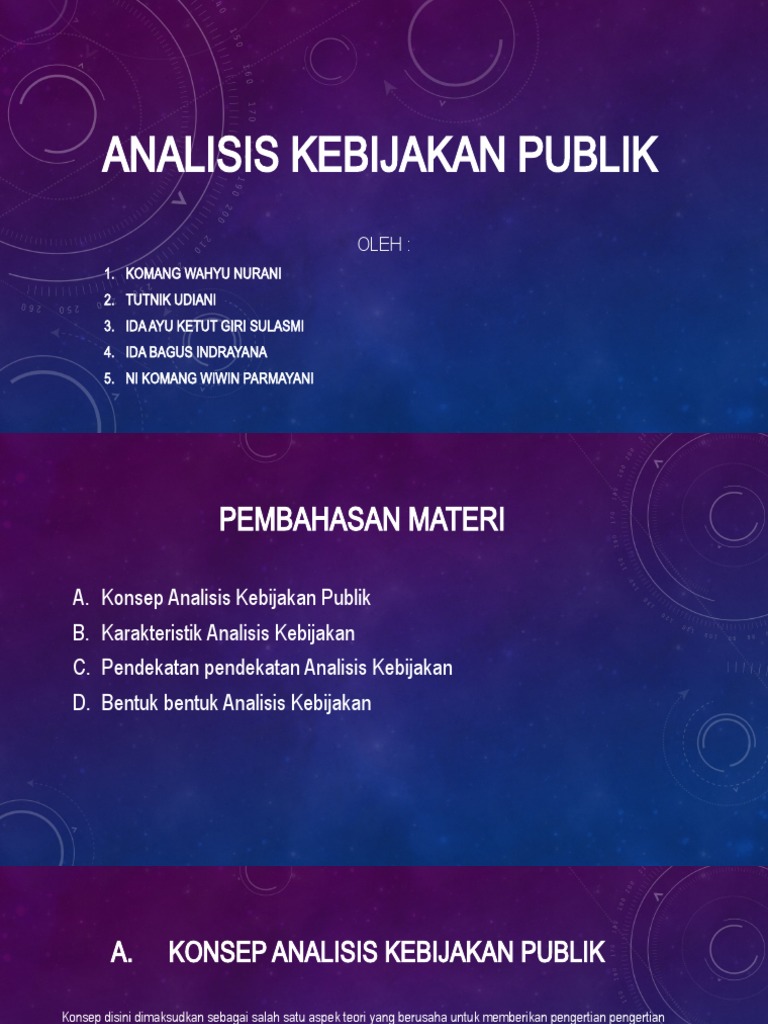 Analisis Kebijakan Publik | PDF