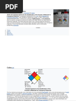 NFPA 704 Hazardous Materials Identification System | PDF | Combustion ...