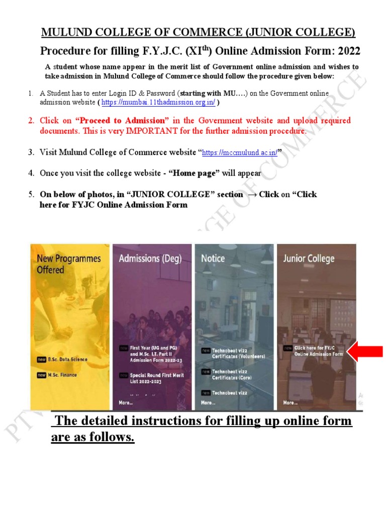FYJC 2nd CAP Round Procedure - Compressed | PDF | Payments | Debit Card