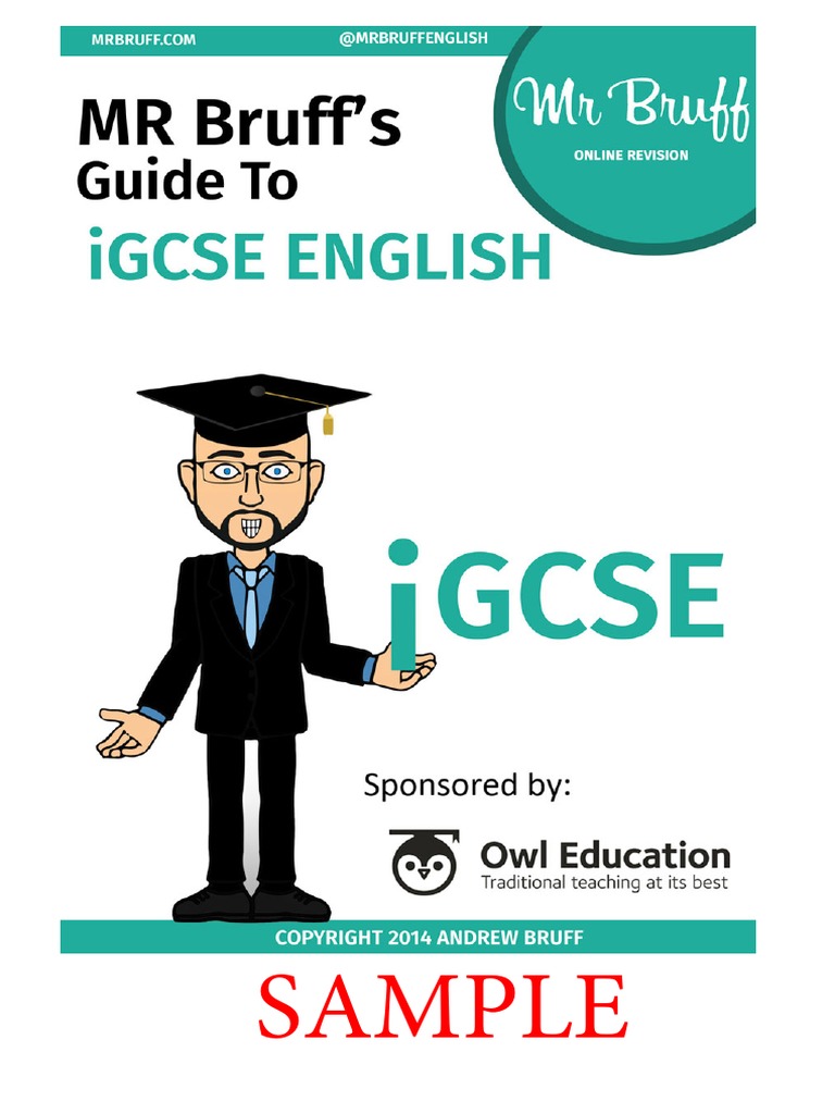 MR Bruffs Guide To iGCSE English Sample | Download Free PDF ...