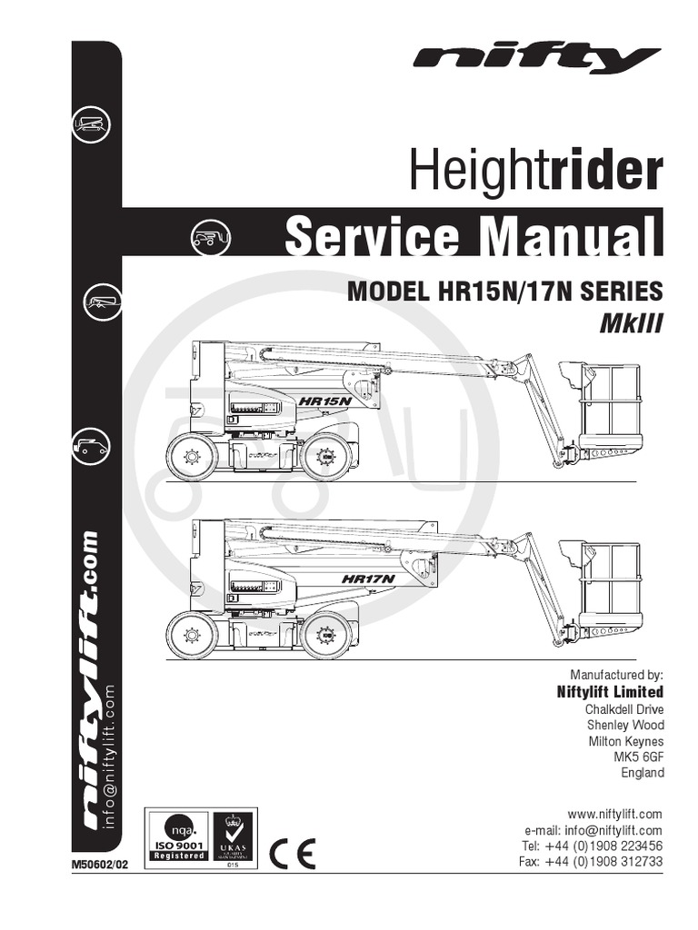 Nifty HR17n Service Manual | PDF | Screw | Hybrid Vehicle