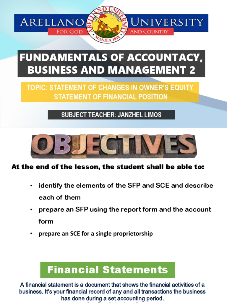 Balance Sheet & Equity Statement | PDF | Balance Sheet | Debits And Credits