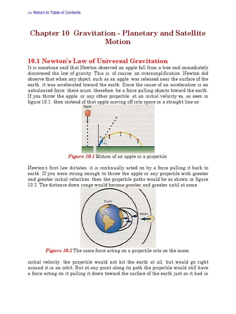 CH 10 | PDF | Orbit | Force
