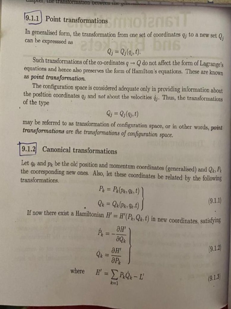 Advanced Properties - Poisson Brackets | PDF