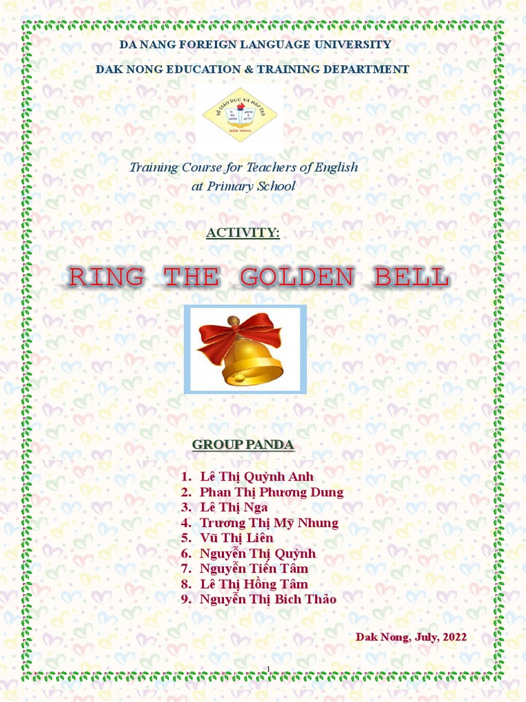 Plan for "Ring the Golden Bell" Event | PDF | Vietnam