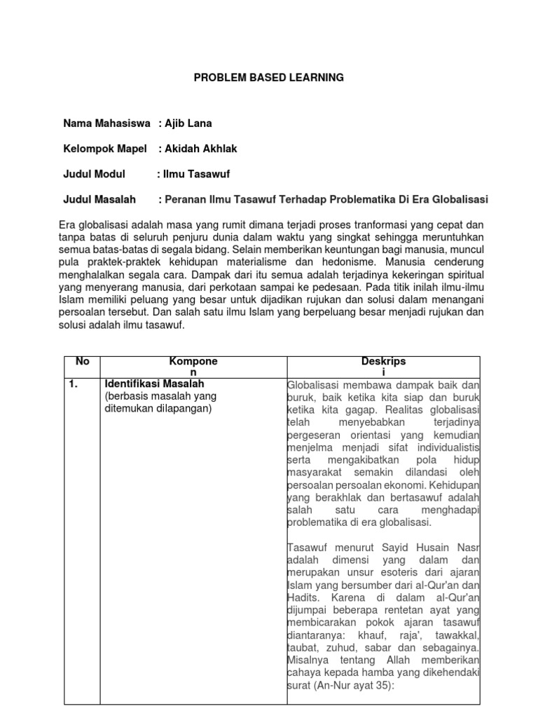 Analisa Materi Modul 10 | PDF