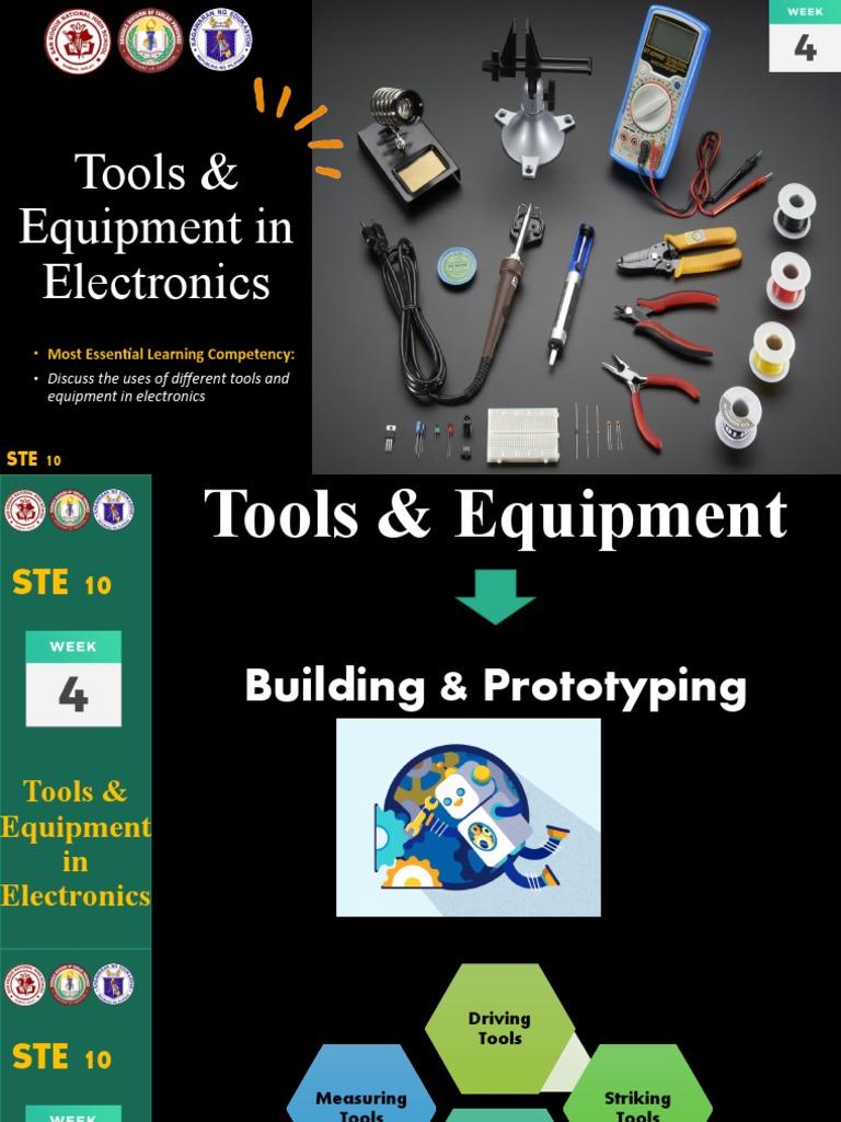 Essential Driving Tools in Electronics | PDF | Soldering | Hammer