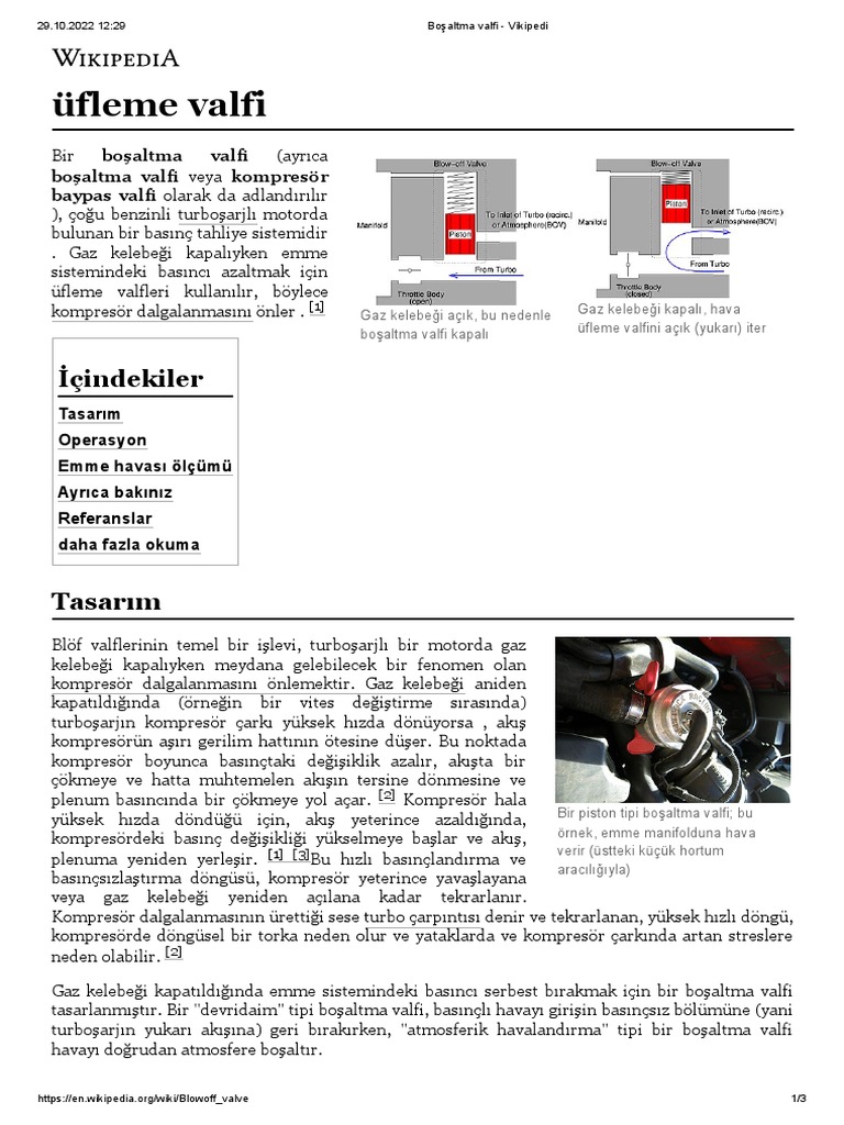 Boşaltma Valfi - Vikipedi | PDF