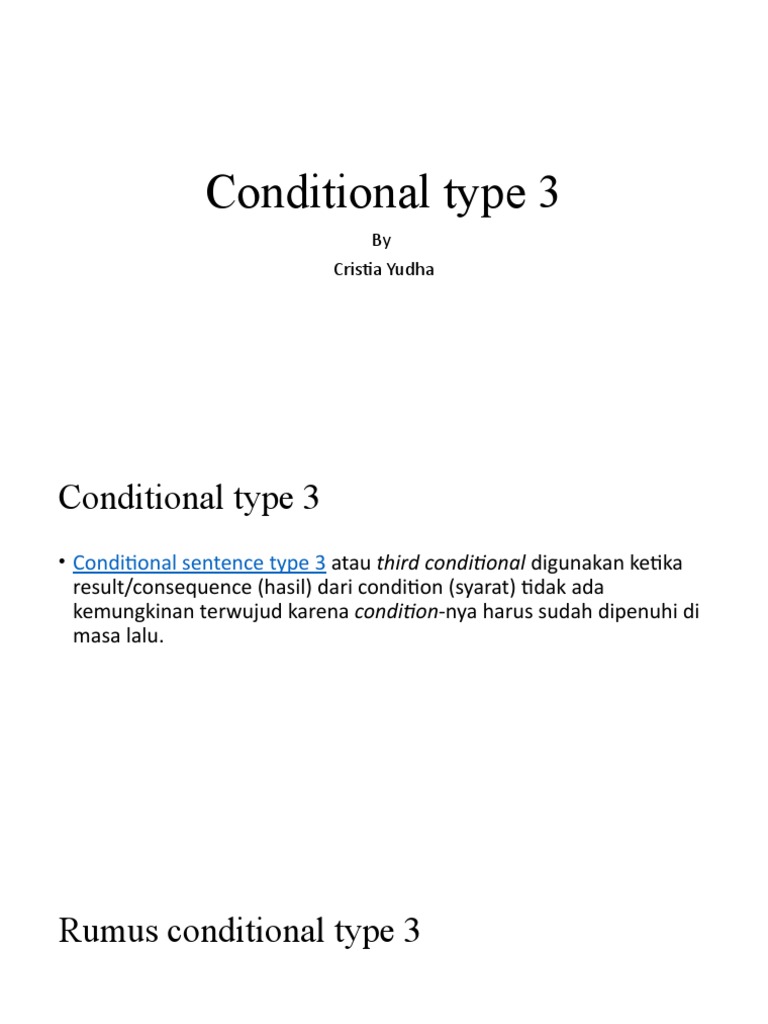 Conditional Type 3 | PDF