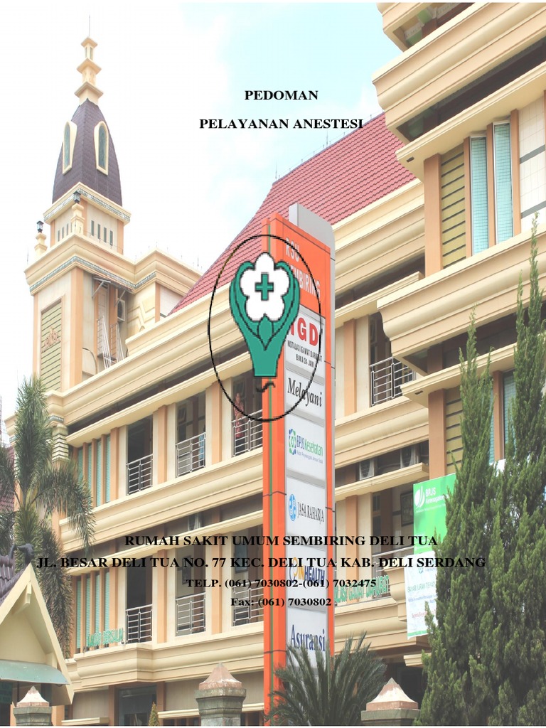 Pedoman Anestesi RSU Sembiring Deli Tua | PDF | Pengelolaan Keuangan ...