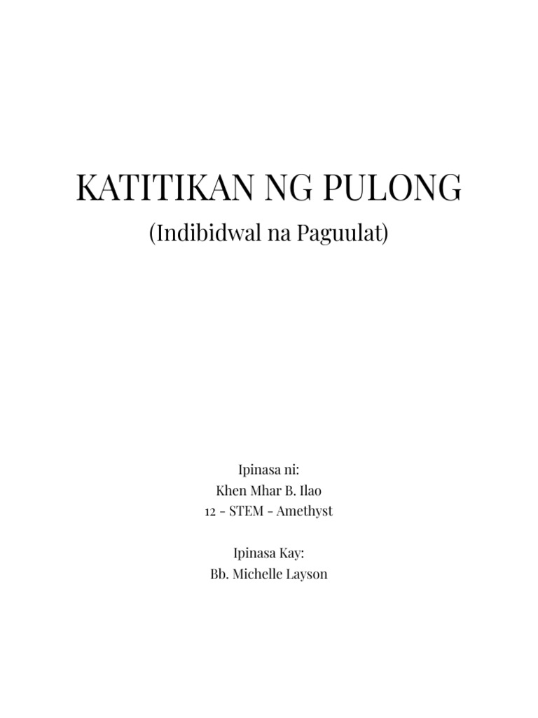 Katitikan NG Pulong | PDF