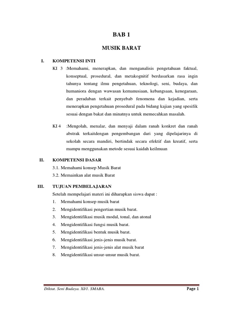 Modul Senbud KL Xi SMT 1 2022 | PDF