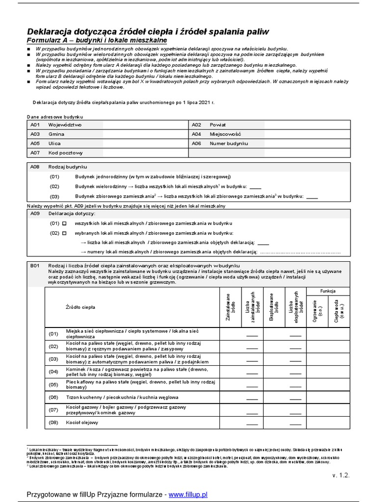 CEEB A Deklaracja o Rdach Ciepa Lub Rdach Spalania Paliw | PDF