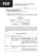 Bow-Ap8 2025-2026 - Matatag C | PDF