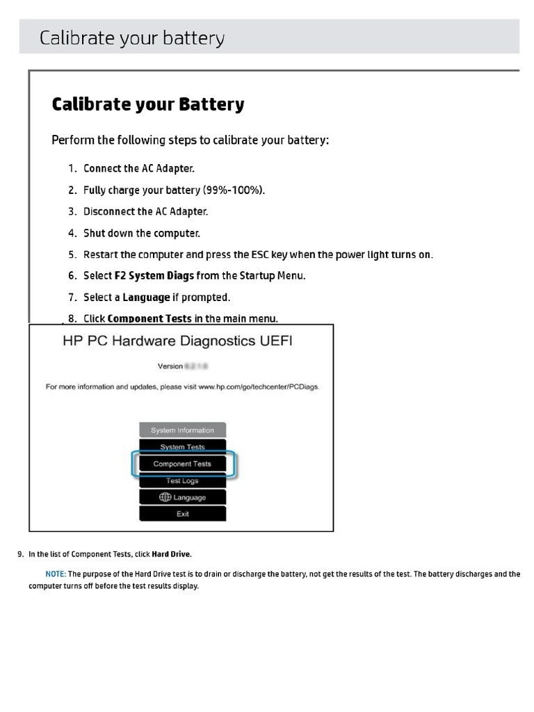 Battery Calibration | PDF