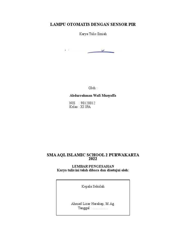 Contoh Kti | PDF