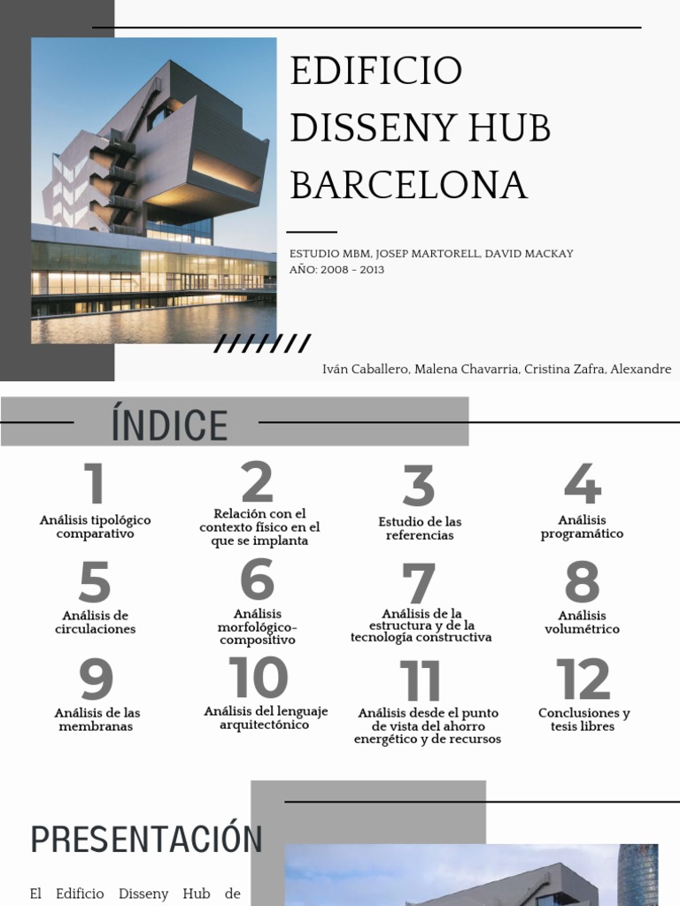Edificio Disseny Hub Barcelona | PDF | Diseño