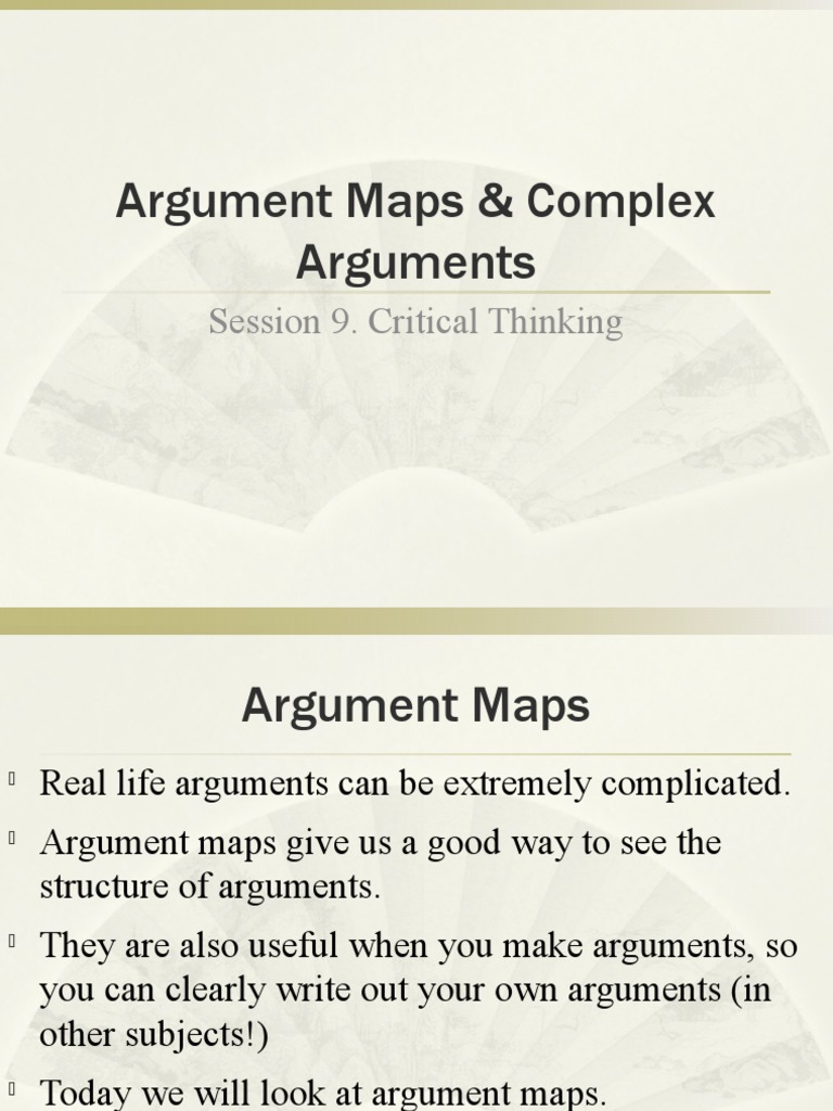 L12. Argument Maps | PDF | Argument | Science