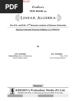 Apsingh Linear Algebra PDF | PDF | Teaching Mathematics
