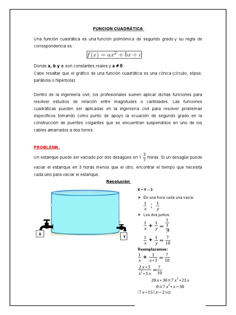 Funcion Cuadrática | PDF | Ecuación cuadrática | Conceptos matemáticos