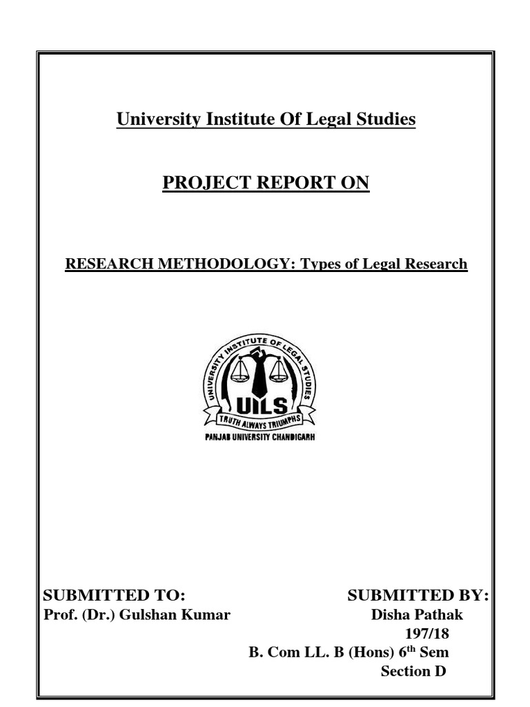 Types of Legal Research Methodologies | PDF | Interdisciplinarity ...
