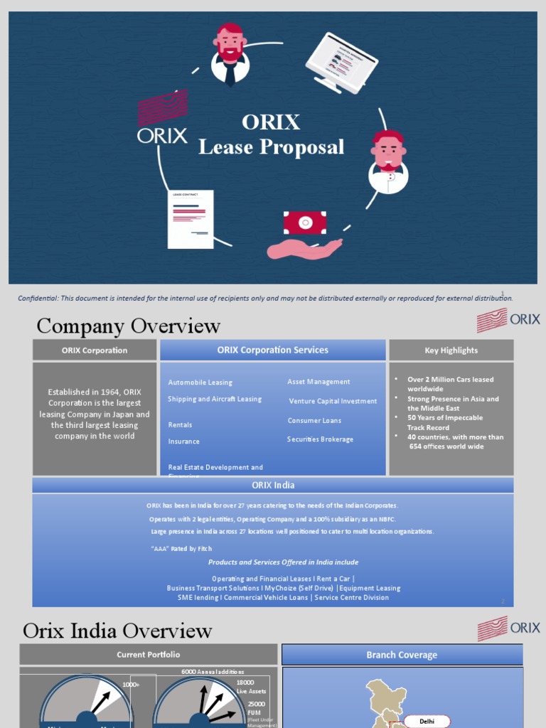 ORIX Lease Presentation | PDF | Lease | Insurance